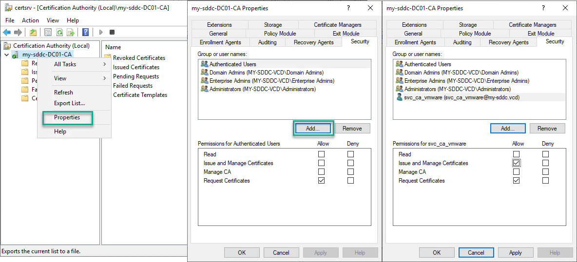 Vcf On Vcd 2a Certificates My Software Defined Datacenter