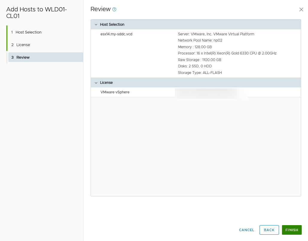 VCF on VCD: 2 – Workload Domain – My Software Defined DataCenter