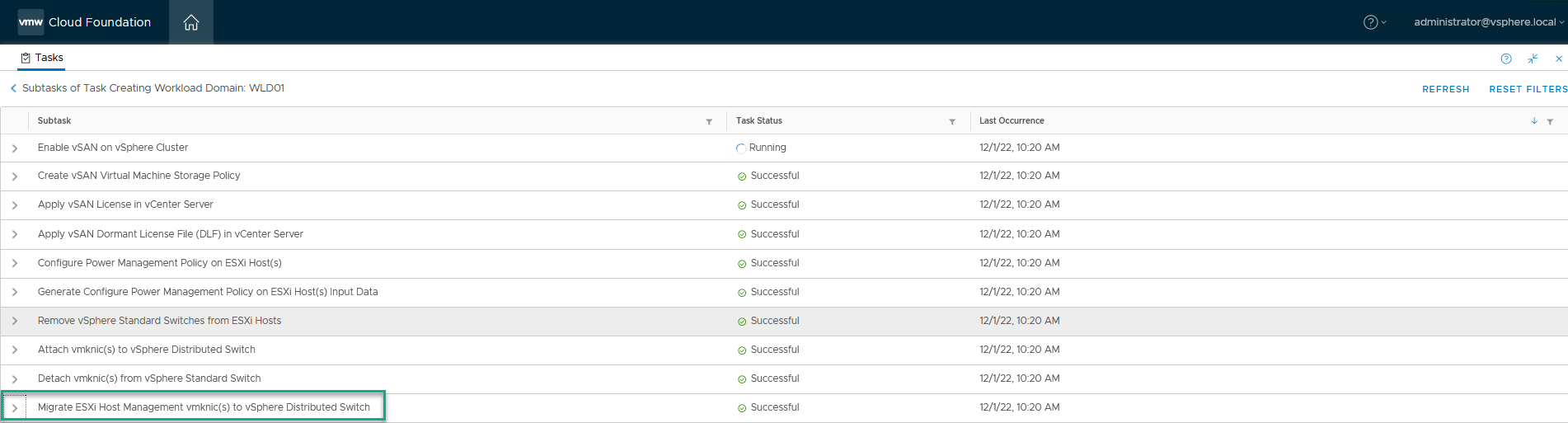 VCF on VCD: 2 – Workload Domain – My Software Defined DataCenter
